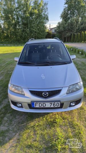 Pelēks Mazda Premacy 2004 Kauņa, ar dzinēja tilpumu 2.00 L un nobraukumu 198 tūkst. km par 950 €, foto 3 vietnē AUTOMOTO.COM.LV