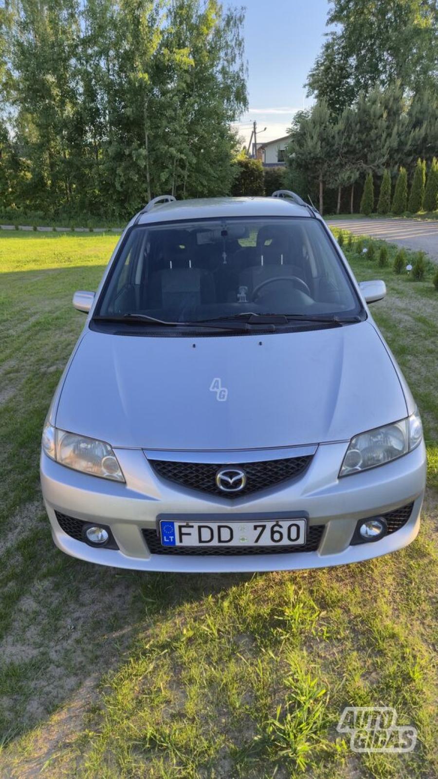 Pelēks Mazda Premacy 2004 Kauņa, ar dzinēja tilpumu 2.00 L un nobraukumu 198 tūkst. km par 950 €, foto 3 vietnē AUTOMOTO.COM.LV