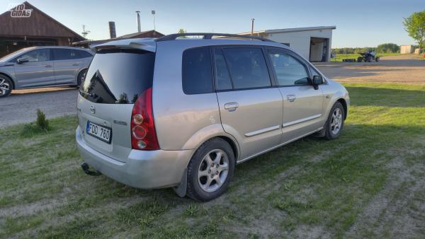 Grey Mazda Premacy 2004 in Kaunas, with an engine capacity of 2.00 L and mileage of 198 thousand km for 950 €, photo 5 on AUTOMOTO.COM.LV