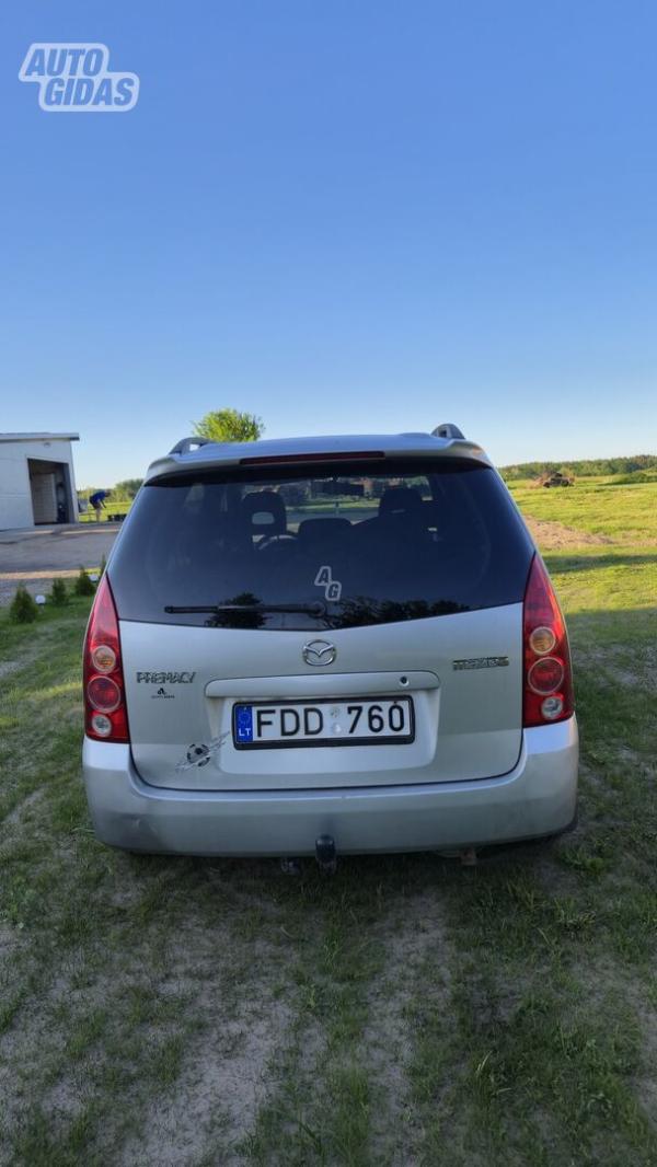 Grey Mazda Premacy 2004 in Kaunas, with an engine capacity of 2.00 L and mileage of 198 thousand km for 950 €, photo 6 on AUTOMOTO.COM.LV
