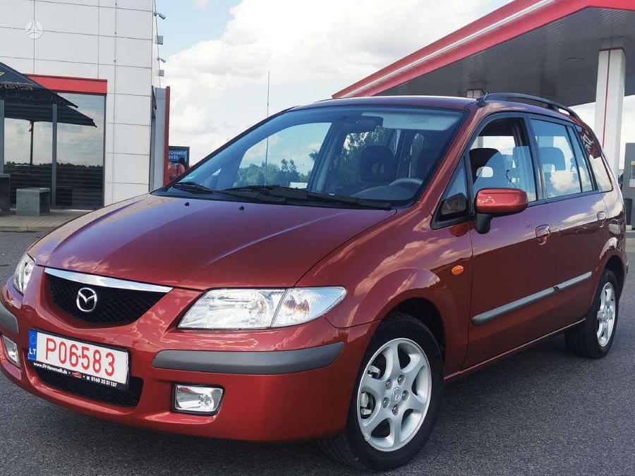 Red Mazda Premacy 2001 in Vilnius, with an engine capacity of 1.80 L and mileage of 137 thousand km for 2250 €, photo 21 on AUTOMOTO.COM.LV