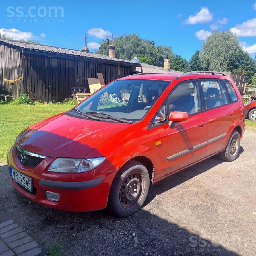 Red Mazda Premacy 1999 in Riga, with an engine capacity of 1.80 L and mileage of 202 thousand km for 699 €, photo 3 on AUTOMOTO.COM.LV