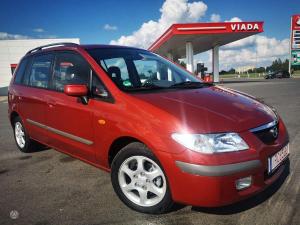 Red Mazda Premacy 2001 in Vilnius, with an engine capacity of 1.80 L and mileage of 137 thousand km for 2290 €, photo 10 on AUTOMOTO.COM.LV