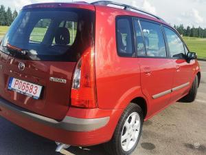 Red Mazda Premacy 2001 in Vilnius, with an engine capacity of 1.80 L and mileage of 137 thousand km for 1880 €, photo 18 on AUTOMOTO.COM.LV