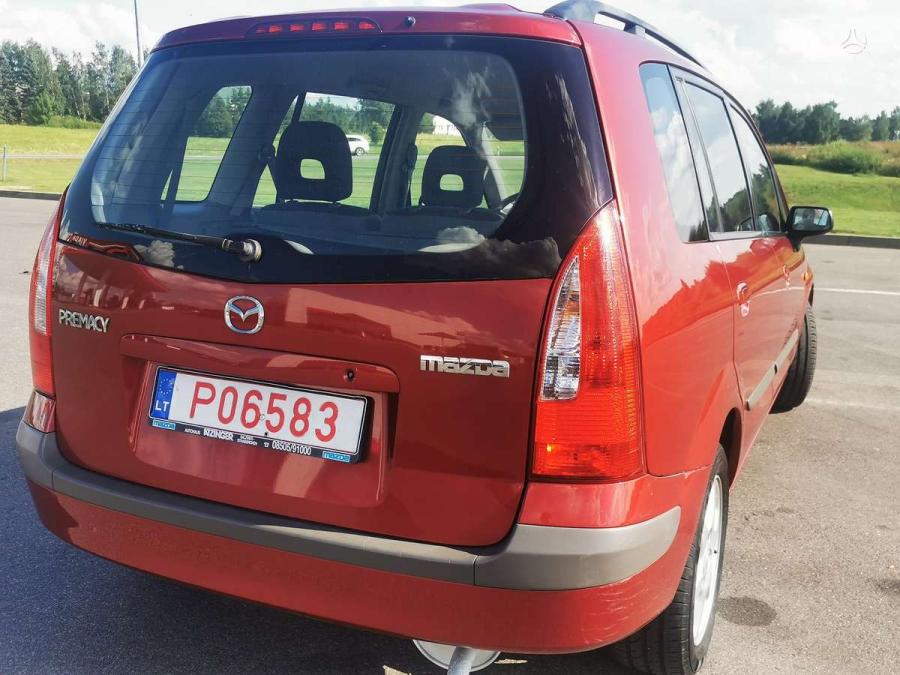 Red Mazda Premacy 2001 in Vilnius, with an engine capacity of 1.80 L and mileage of 137 thousand km for 1880 €, photo 23 on AUTOMOTO.COM.LV