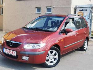 Red Mazda Premacy 2001 in Vilnius, with an engine capacity of 1.80 L and mileage of 137 thousand km for 1880 €, photo 12 on AUTOMOTO.COM.LV