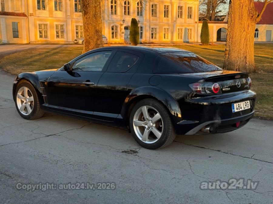 Black Mazda RX-8 2008 in Saue, with an engine capacity of 1.30 L and mileage of 116 thousand km for 7500 €, photo 5 on AUTOMOTO.COM.LV