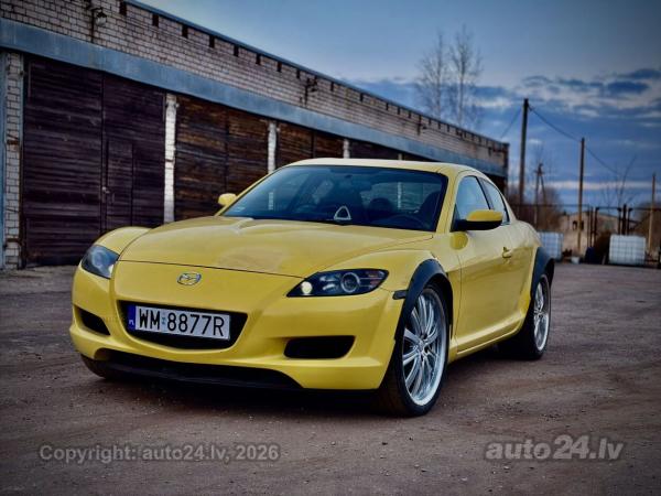 Yellow Mazda RX-8 2005 in Elva, with an engine capacity of 1.80 L and mileage of 0 thousand km for 6345 €, photo 1 on AUTOMOTO.COM.LV