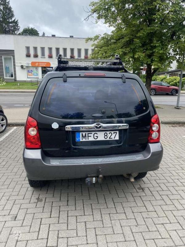 Black Mazda Tribute 2001 in Druskininkai, with an engine capacity of 3.00 L and mileage of 280 thousand km for 3450 €, photo 2 on AUTOMOTO.COM.LV