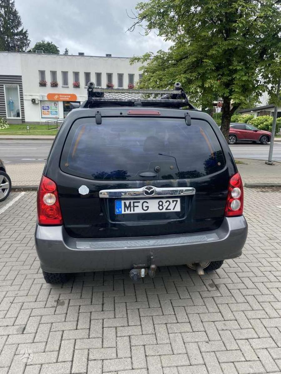 Black Mazda Tribute 2001 in Druskininkai, with an engine capacity of 3.00 L and mileage of 280 thousand km for 3450 €, photo 3 on AUTOMOTO.COM.LV