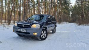Blue Mazda Tribute 2002 in Riga, with an engine capacity of 3.00 L and mileage of 152 thousand km for 2100 €, photo  on AUTOMOTO.COM.LV