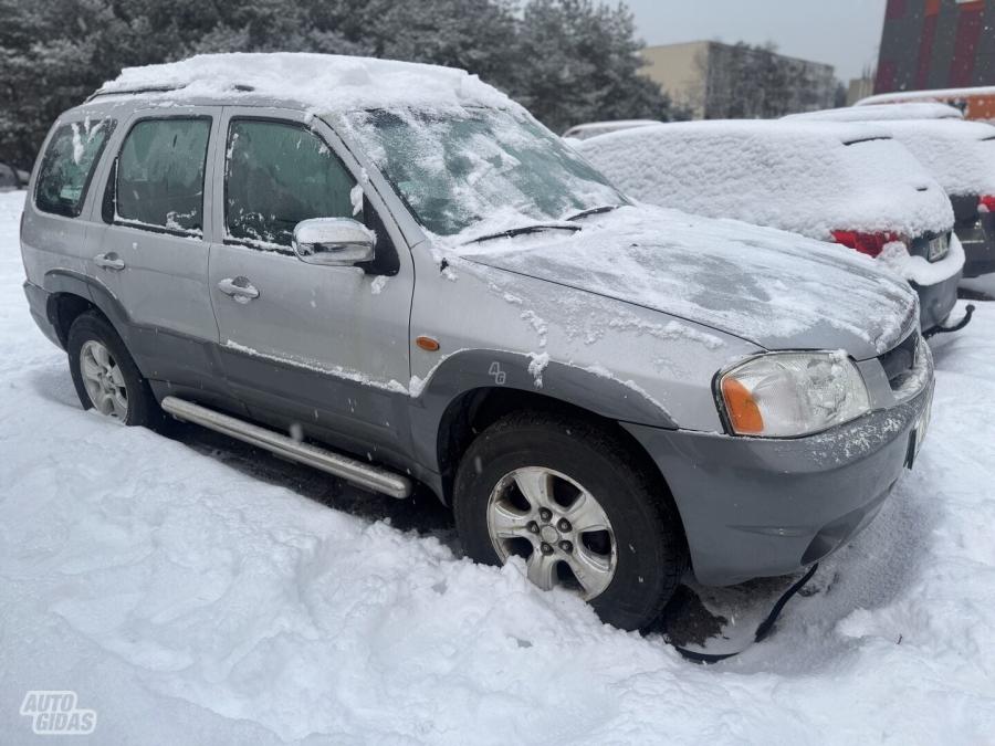 Pelēks Mazda Tribute 2001 Kauņa, ar dzinēja tilpumu 3.00 L un nobraukumu 256 tūkst. km par 1200 €, foto 3 vietnē AUTOMOTO.COM.LV