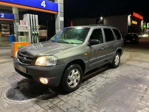 Dzeltens Mazda Tribute 2002 Viļņa, ar dzinēja tilpumu 1.99 L un nobraukumu 238 tūkst. km par 1250 €, foto  vietnē AUTOMOTO.COM.LV