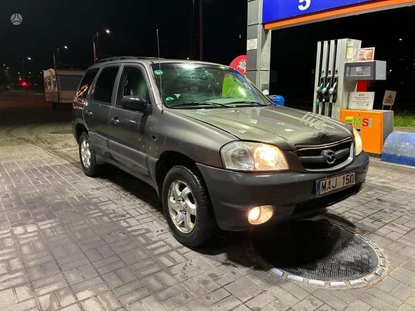 Dzeltens Mazda Tribute 2002 Viļņa, ar dzinēja tilpumu 1.99 L un nobraukumu 238 tūkst. km par 1240 €, foto 2 vietnē AUTOMOTO.COM.LV