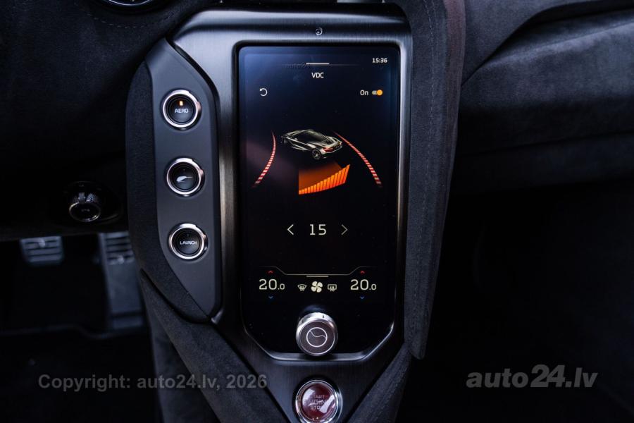 Melns McLaren 750S 2024 Tallina, ar dzinēja tilpumu 4.00 L un nobraukumu 5 tūkst. km par 327000 €, foto 23 vietnē AUTOMOTO.COM.LV