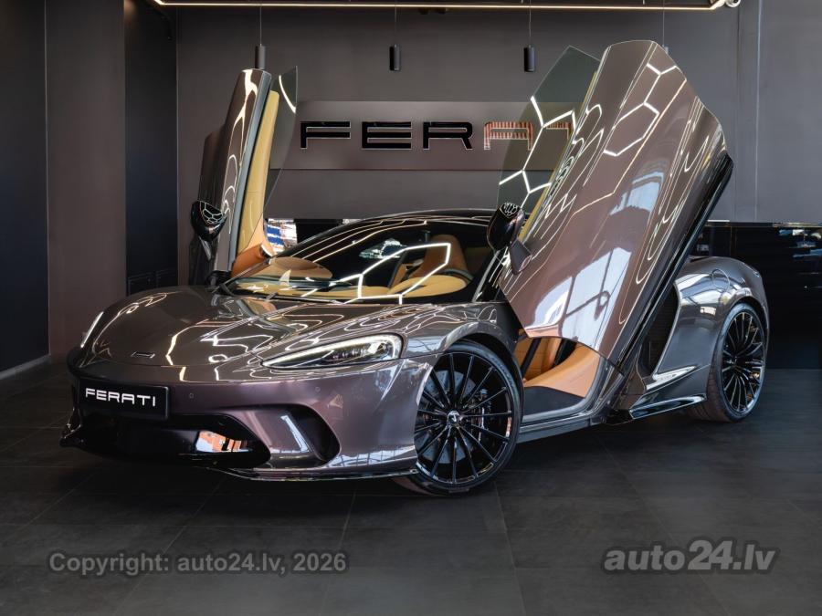 Brown McLaren GT 2023 in Tallinn, with an engine capacity of 4.00 L and mileage of 6 thousand km for 154900 €, photo 1 on AUTOMOTO.COM.LV