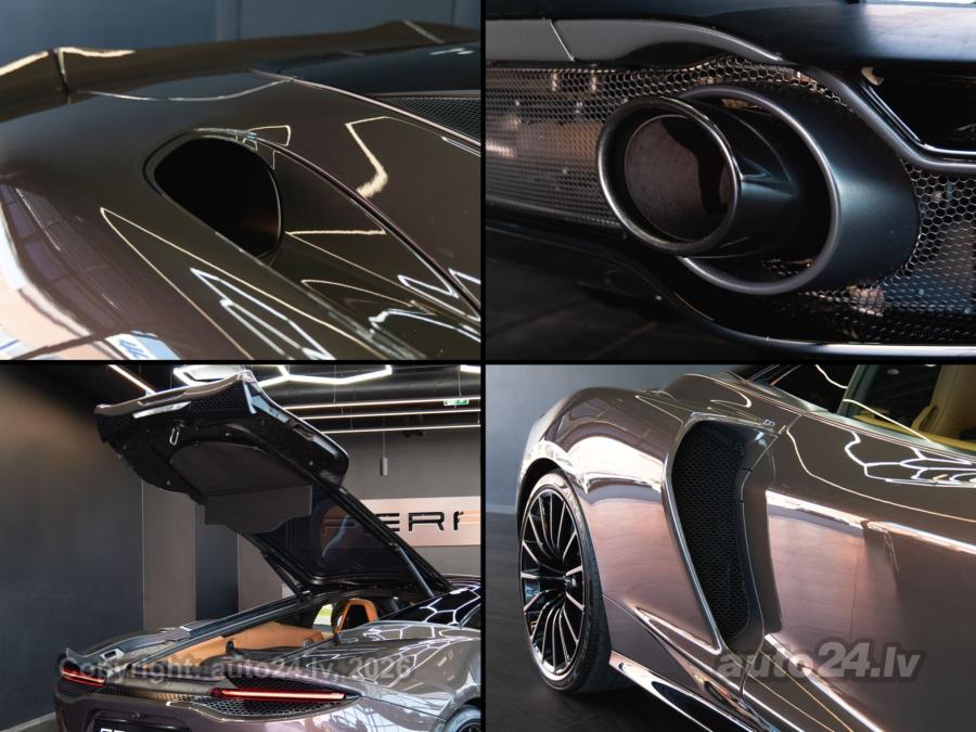 Brown McLaren GT 2023 in Tallinn, with an engine capacity of 4.00 L and mileage of 6 thousand km for 154900 €, photo 17 on AUTOMOTO.COM.LV