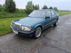 Zils Mercedes-Benz 190 1986 Kupiškis, ar dzinēja tilpumu 0.00 L un nobraukumu 189 tūkst. km par 2500 €, foto  vietnē AUTOMOTO.COM.LV