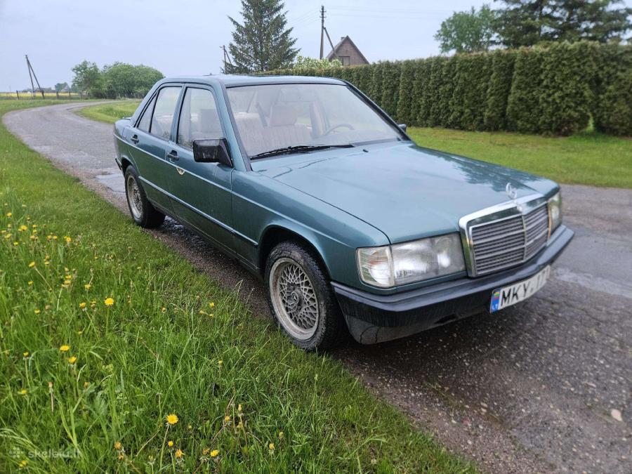 Zils Mercedes-Benz 190 1986 Kupiškis, ar dzinēja tilpumu 0.00 L un nobraukumu 189 tūkst. km par 2500 €, foto 3 vietnē AUTOMOTO.COM.LV