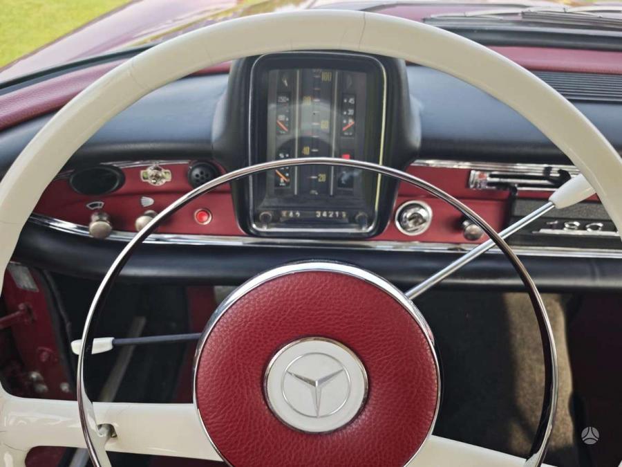 Sarkans Mercedes-Benz 190 1962 Daugavpils, ar dzinēja tilpumu 0.00 L un nobraukumu 50 tūkst. km par 15770 €, foto 7 vietnē AUTOMOTO.COM.LV