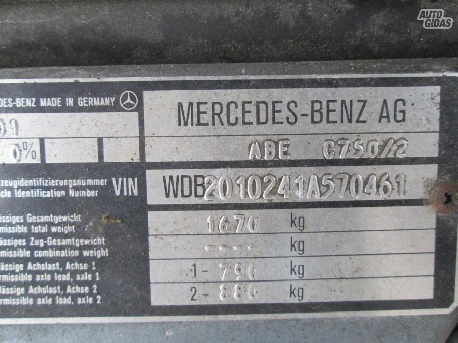 Мерседес 190 1991 в Кельме, объемом двигателя 2.00 л и пробегом 193 тыс. км за 3950 €, фото 19 на AUTOMOTO.COM.LV