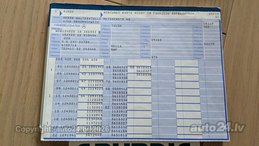 Smilšu krāsa Mercedes-Benz 200 1986 Tallina, ar dzinēja tilpumu 2.00 L un nobraukumu 158 tūkst. km par 11900 €, foto 19 vietnē AUTOMOTO.COM.LV