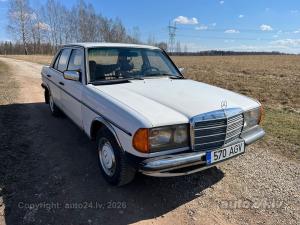 White Mercedes-Benz 200 1983 in Tallinn, with an engine capacity of 2.00 L and mileage of 300 thousand km for 2600 €, photo  on AUTOMOTO.COM.LV