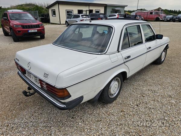 White Mercedes-Benz 200 1983 in Tartu, with an engine capacity of 2.00 L and mileage of 281 thousand km for 5990 €, photo 6 on AUTOMOTO.COM.LV