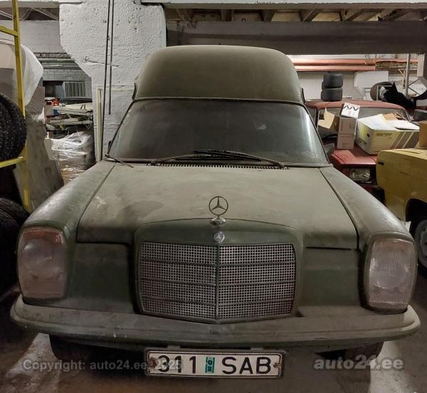Green Mercedes-Benz 220 1969 in Tallinn, with an engine capacity of 2.20 L and mileage of 139 thousand km for 9900 €, photo 1 on AUTOMOTO.COM.LV