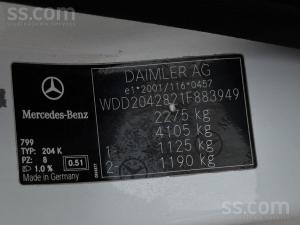 White Mercedes-Benz 250 2012 in Jurmala, with an engine capacity of 2.20 L and mileage of 277 thousand km for 6990 €, photo 28 on AUTOMOTO.COM.LV