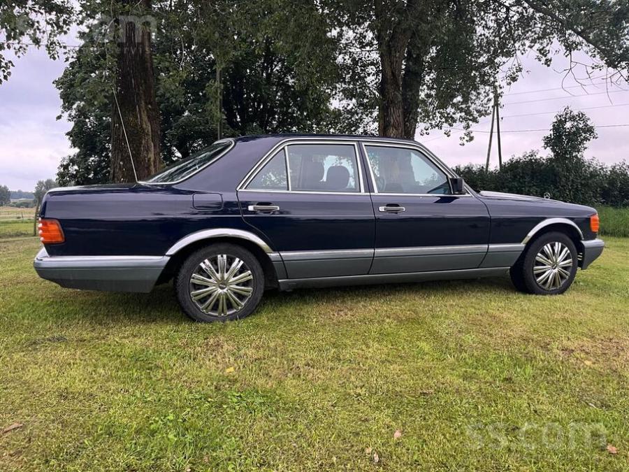 Синий Мерседес 260 1987 в Кулдига, объемом двигателя 2.60 л и пробегом 275 тыс. км за 5200 €, фото 5 на AUTOMOTO.COM.LV