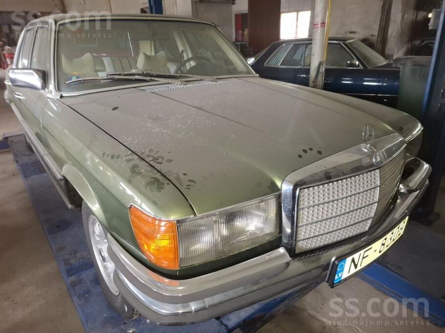 Зеленый Мерседес 280 1977 в Талси, объемом двигателя 2.80 л и пробегом 166 тыс. км за 17800 €, фото 1 на AUTOMOTO.COM.LV