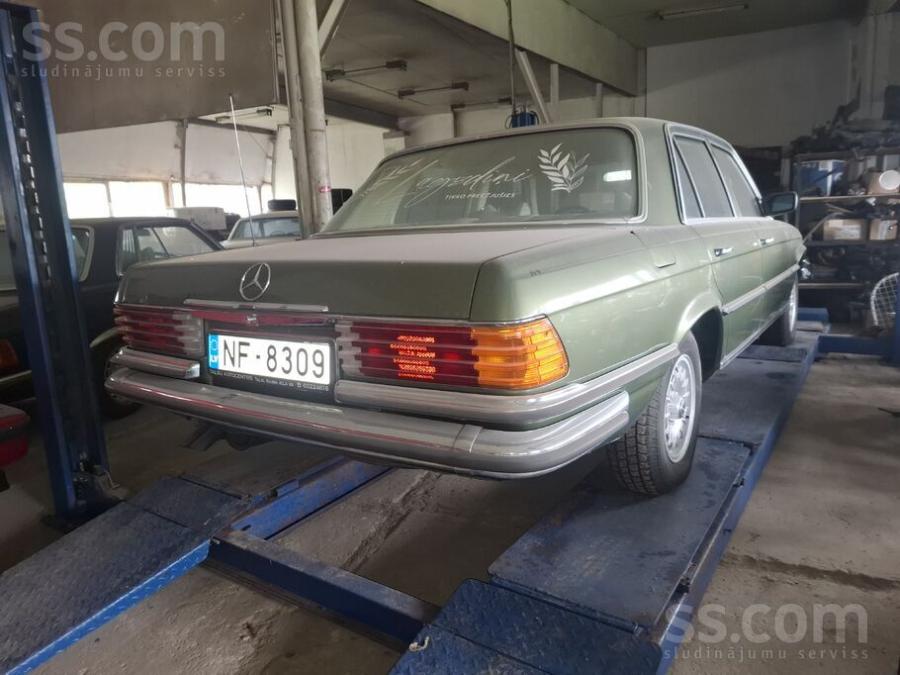 Зеленый Мерседес 280 1977 в Талси, объемом двигателя 2.80 л и пробегом 166 тыс. км за 17800 €, фото 6 на AUTOMOTO.COM.LV