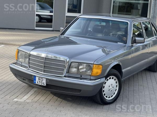 Grey Mercedes-Benz 300 1987 in Jurmala, with an engine capacity of 3.00 L and mileage of 0 thousand km for 14850 €, photo 4 on AUTOMOTO.COM.LV