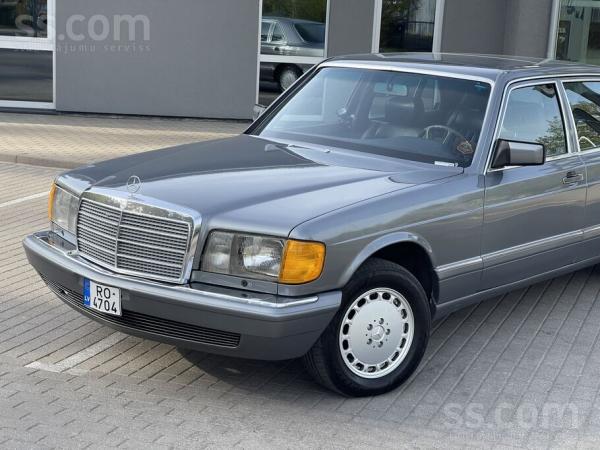 Grey Mercedes-Benz 300 1987 in Jurmala, with an engine capacity of 3.00 L and mileage of 0 thousand km for 14850 €, photo 8 on AUTOMOTO.COM.LV