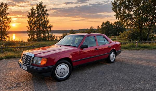 Red Mercedes-Benz 300 1989 in Tallinn, with an engine capacity of 3.00 L and mileage of 277 thousand km for 6999 €, photo 5 on AUTOMOTO.COM.LV