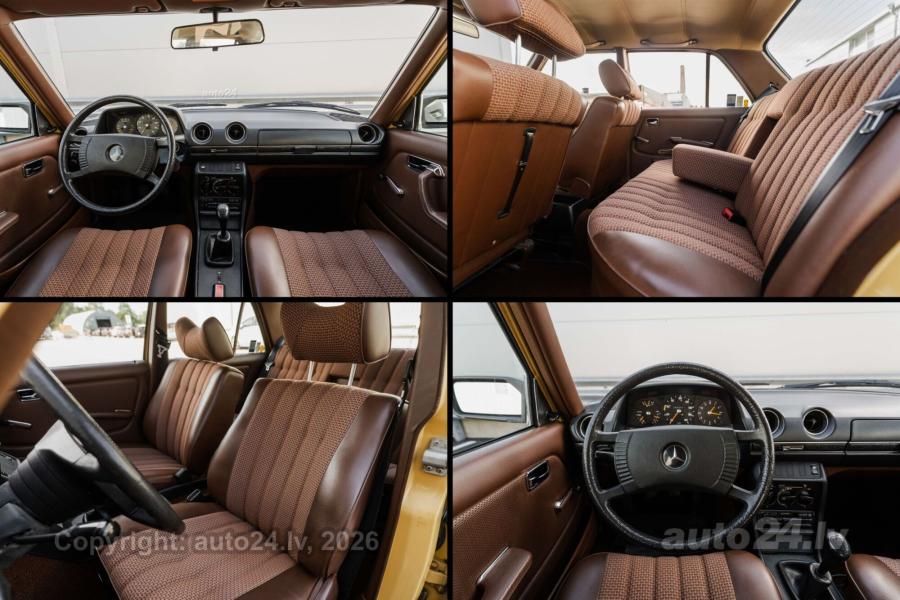Yellow Mercedes-Benz 300 1980 in Tallinn, with an engine capacity of 3.00 L and mileage of 261 thousand km for 14500 €, photo 28 on AUTOMOTO.COM.LV