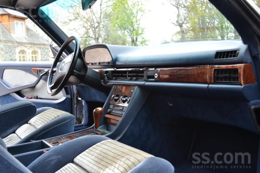 Zils Mercedes-Benz 380 1983 Rīga, ar dzinēja tilpumu 3.80 L un nobraukumu 261 tūkst. km par 14200 €, foto 7 vietnē AUTOMOTO.COM.LV
