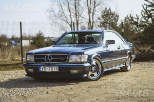 Blue Mercedes-Benz 500 1983 in Riga, with an engine capacity of 5.00 L and mileage of 0 thousand km for 21990 €, photo  on AUTOMOTO.COM.LV