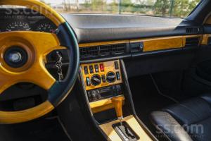 Blue Mercedes-Benz 500 1983 in Riga, with an engine capacity of 5.00 L and mileage of 0 thousand km for 21990 €, photo 37 on AUTOMOTO.COM.LV