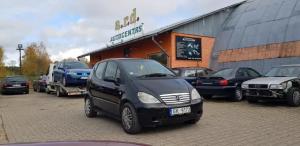 Melns Mercedes-Benz A 140 2000 Valmiera, ar dzinēja tilpumu 1.70 L un nobraukumu 309 tūkst. km par 1150 €, foto  vietnē AUTOMOTO.COM.LV