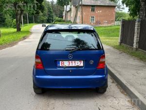 Blue Mercedes-Benz A 140 1998 in Riga, with an engine capacity of 1.40 L and mileage of 0 thousand km for 590 €, photo 5 on AUTOMOTO.COM.LV