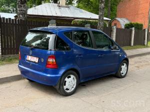 Blue Mercedes-Benz A 140 1998 in Riga, with an engine capacity of 1.40 L and mileage of 0 thousand km for 590 €, photo 6 on AUTOMOTO.COM.LV