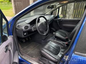 Blue Mercedes-Benz A 140 1998 in Riga, with an engine capacity of 1.40 L and mileage of 0 thousand km for 590 €, photo 9 on AUTOMOTO.COM.LV