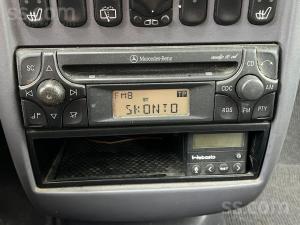 Blue Mercedes-Benz A 140 1998 in Riga, with an engine capacity of 1.40 L and mileage of 0 thousand km for 590 €, photo 14 on AUTOMOTO.COM.LV