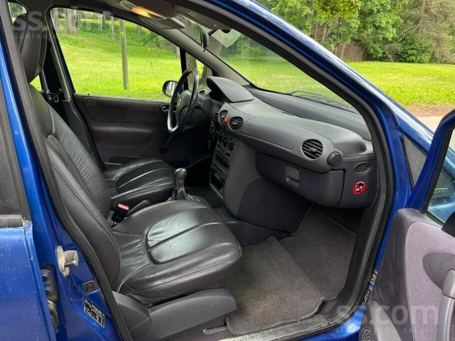 Blue Mercedes-Benz A 140 1998 in Riga, with an engine capacity of 1.40 L and mileage of 0 thousand km for 590 €, photo 16 on AUTOMOTO.COM.LV