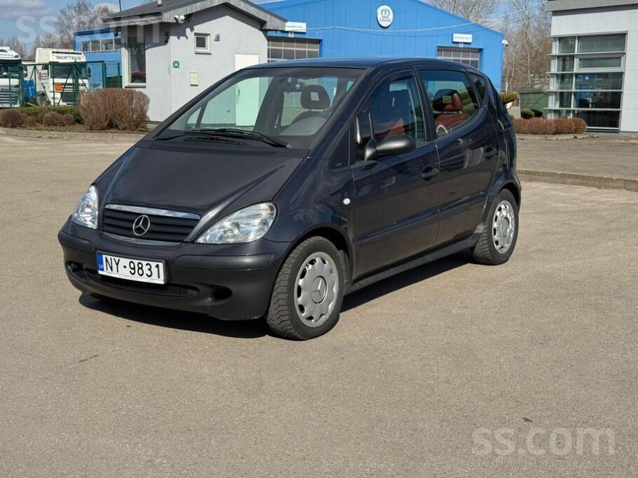 Grey Mercedes-Benz A 140 2003 in Riga, with an engine capacity of 1.40 L and mileage of 0 thousand km for 1499 €, photo 1 on AUTOMOTO.COM.LV