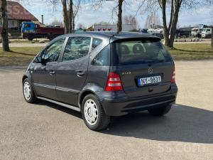 Grey Mercedes-Benz A 140 2003 in Riga, with an engine capacity of 1.40 L and mileage of 0 thousand km for 1499 €, photo 3 on AUTOMOTO.COM.LV