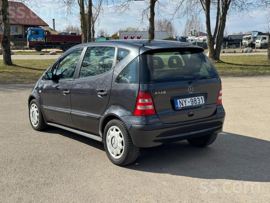 Grey Mercedes-Benz A 140 2003 in Riga, with an engine capacity of 1.40 L and mileage of 0 thousand km for 1499 €, photo 3 on AUTOMOTO.COM.LV