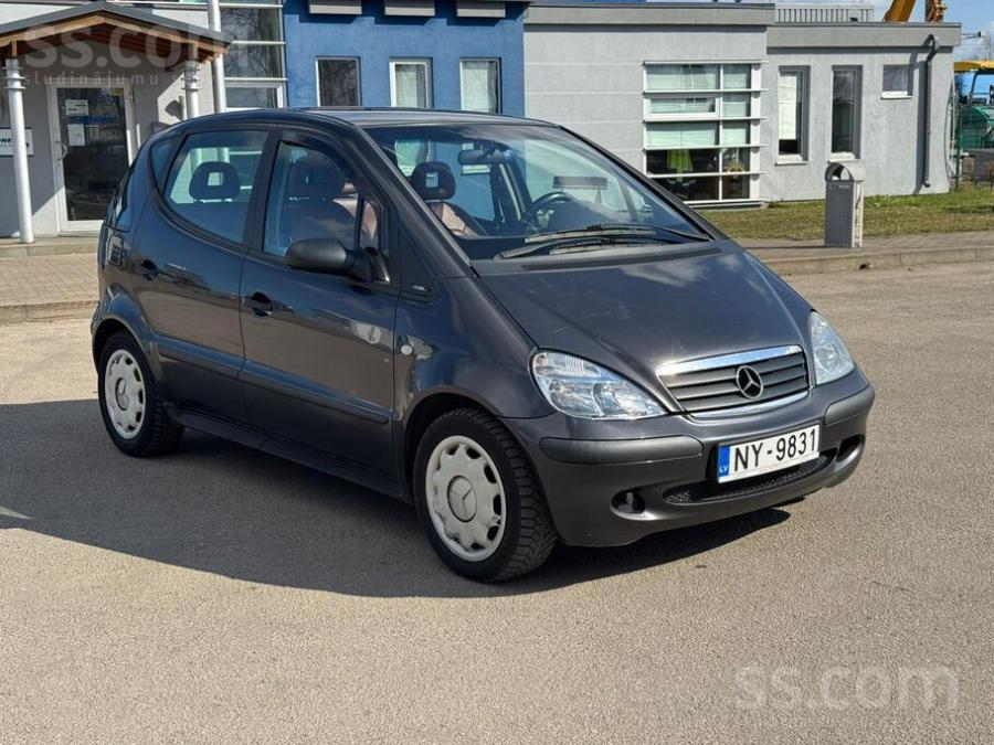 Grey Mercedes-Benz A 140 2003 in Riga, with an engine capacity of 1.40 L and mileage of 0 thousand km for 1499 €, photo 7 on AUTOMOTO.COM.LV